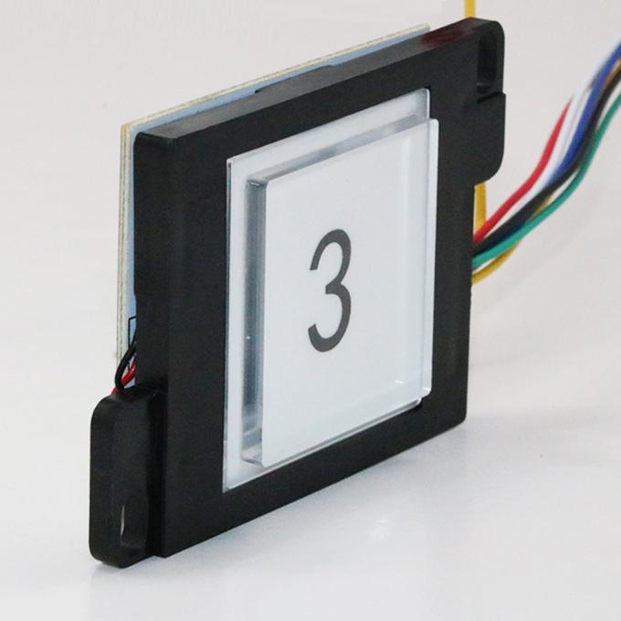 Acrylic Push Button Touchless Red Blue White Light Elevator LOP Button ...