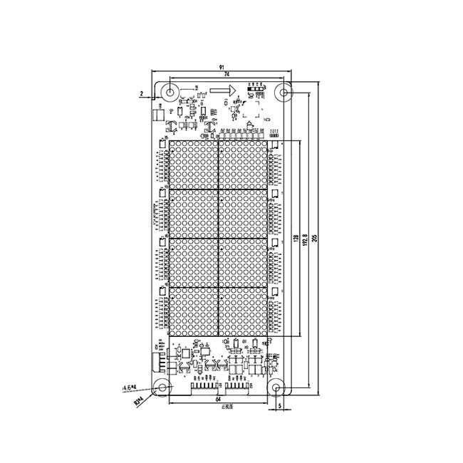 Lift Spare Parts Dot Matrix Display Module For Elevator led dot matrix ...