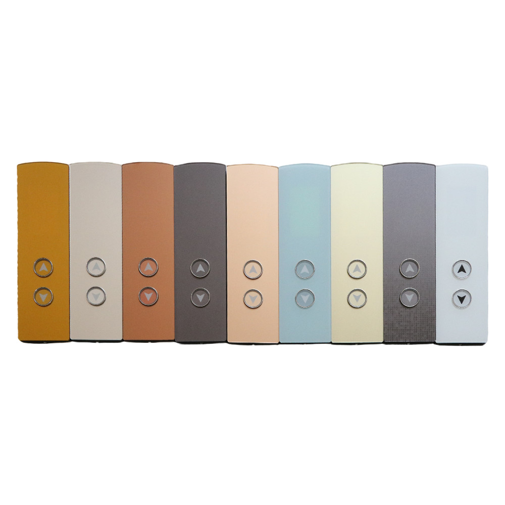 Surface-Mounted Glass Elevator Hall Call Button (Multiple Color Options)